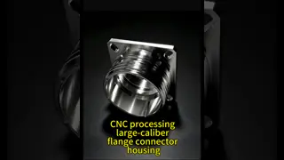 Turn-Mill CNC Expert - Large Flange Connector Housing Custom