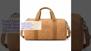 Custom Sustainable Cork Cosmetic Bags OEM Manufacturer