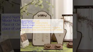 Custom Logo Jewelry Display Stands for Luxury Stores