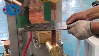Stationary welder test weld M8