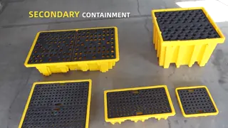 Leak-Proof HDPE Spill Pallets for Industrial Drum Storage & Spill Control
HDPE