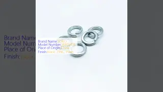 DIN 127 Blue White Zinc Spring Lock Washers M2 M48