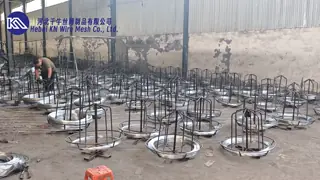 Oddly Satisfying! Heavy Duty Gabion Mesh Weaving Machine in Action