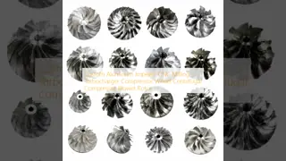 Custom CNC Aluminum Turbocharger Compressor Wheel Solutions