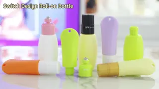 20ml HDPE Tube Shape Roll‑on Bottle Empty Plastic Roller Ball Container For Essential Oil