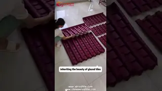 Easy Install Antique Chinese Style Polymer Roof Tiles