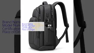 Modern Blue Gray 15 Inch Laptop Backpack for Professionals
