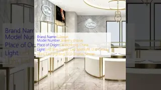 Premium Jewelry Display Case with LED Lighting
