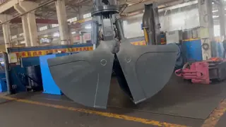 3.5 m³ Hydraulic Rotating Excavator Clamshell Grab with 360-Degree Rotation and Q345B Stainless Steel Construction