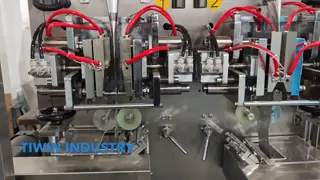 Counting Machine and Pre Pouch #packagingmachine  Line #countingmachine #packingmachine