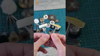 High-Precision Polishing Cloth Wheel with Handle for Jewelry Finishing