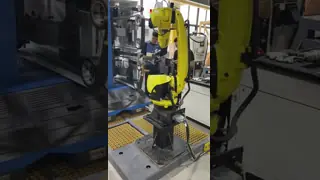Automated Robotic Automotive Grinding and Polishing Machine for Steering Wheel Production