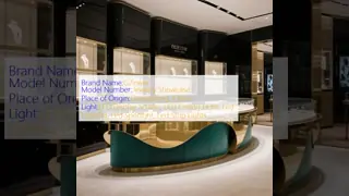Premium Jewellery Display Cabinet Custom Retail Solution