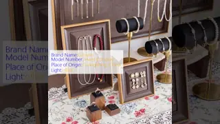 Premium Wooden Jewelry Display Tray for Retail Counters