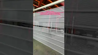 Export 5Peaks White Color (RAL9003) Length 6050mm Powder coated Perforated Safety Screen Surfac