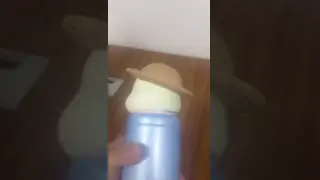 Custom OEM Silicone Mini Straw Hat Cap, Cute Bird Bottle Head Decor