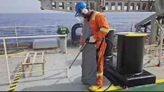 Ship oil paintings removal