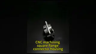 Turn-Mill CNC Expert - Square Flange Multi-Cavity Connector