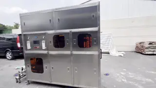 Automatic Barrel Rinsing Filling Capping Machine | 5 Gallon Pure Water 3-in-1 Filling Equipment