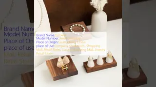 Premium Wooden Bracelet Display Stand for Luxury Jewelry