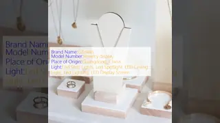 Premium Wooden Jewelry Display Stand for Retail Stores