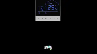 View 110V-240V Touch Wifi Thermostat Tuya 10A Hvac Temperature Controller Room Thermostat Demo