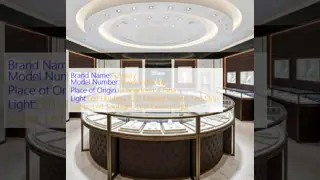 Custom Luxury Jewelry Island Kiosk Premium Display Case