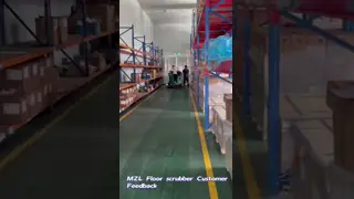 Industrial Ride On Floor Scrubber High Efficiency Cleaning
