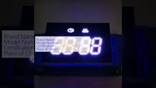 Ultra Bright White LED Display for Oven Timers