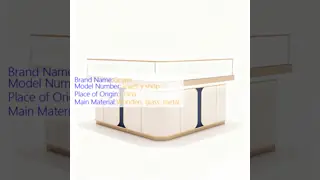 Luxury Solid Wood Jewelry Showcase for Retail Stores