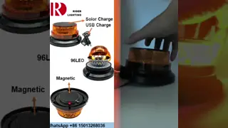 RD-216 Portable strobe beacon lights powed by USB and Solor