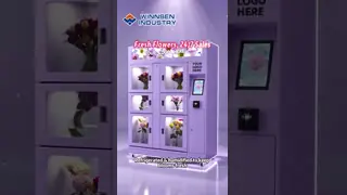 Smart Flower Vending Machine Automated Floral Retail