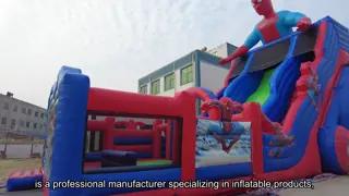 Superhero Inflatable Slide