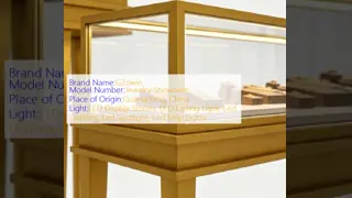 Luxury Gold Jewelry Display Set for Retail Stores