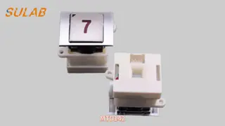 SIGMA MTD142 Square Elevator Button DC24V LED, Stainless Steel Face for COP and Hall Landing Call Re