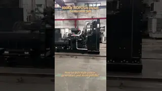 WOPUSAI 1000kVA Diesel Generator Reliable Industrial Power