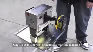 LCD Touch Screen Control Portable Handheld Battery Electrical Dot Pin Marking Machine PEQD-260