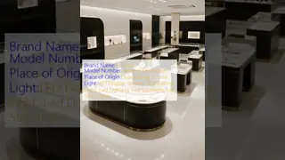 Custom Jewelry Island Showcase Premium Retail Display