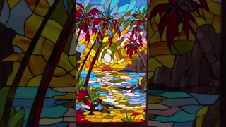 A Closer Look: 100% Handmade Art Stained Glass for Wall Decoration Hanging Drawings