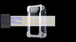 Ultimate Roadside Rescue Kit Jump Start and Tire Inflator