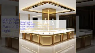 Luxury Jewelry Pillar Display Cabinet Custom Store Design