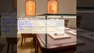 Luxury Vintage Walnut Jewelry Display Store Fixtures