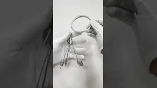 Round Ring Cable Hanging Set Wire Suspension Set for Architectural Lighting and Retail Displays