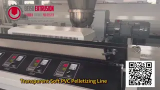 Transparent Plastic soft #PVC pellet granulation production line from BEISU Factory price