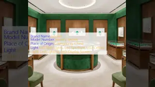Luxury Circular Jewelry Display Case for High End Stores