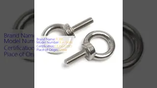 Super Duplex 2205 2507 Lifting Eye Bolts M10 High Strength