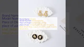 Elegant Wood Jewelry Display Tray for Home and Travel