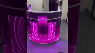 Semi-Circular GOB LED Display with P1.86 Pixel Pitch 650nit Brightness and Magnetic Front Maintenanc