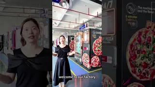 Pizza Vending Machine | 24-Hour Refrigerated, Smart Pickup and Dual-Mode Heating Unmanned Pizza Reta