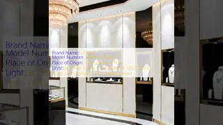 Luxury LED Jewelry Display Counter for Retail Stores